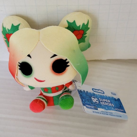 Funko | Toys | New Super Heroes Funko Dc Holiday Plushies Holly Harley ...